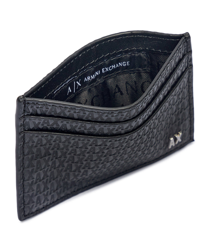 Armani Exchange Leather Card holder | Ignition For Men